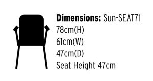 Neptune Visitor Chair - Sunflower Medical