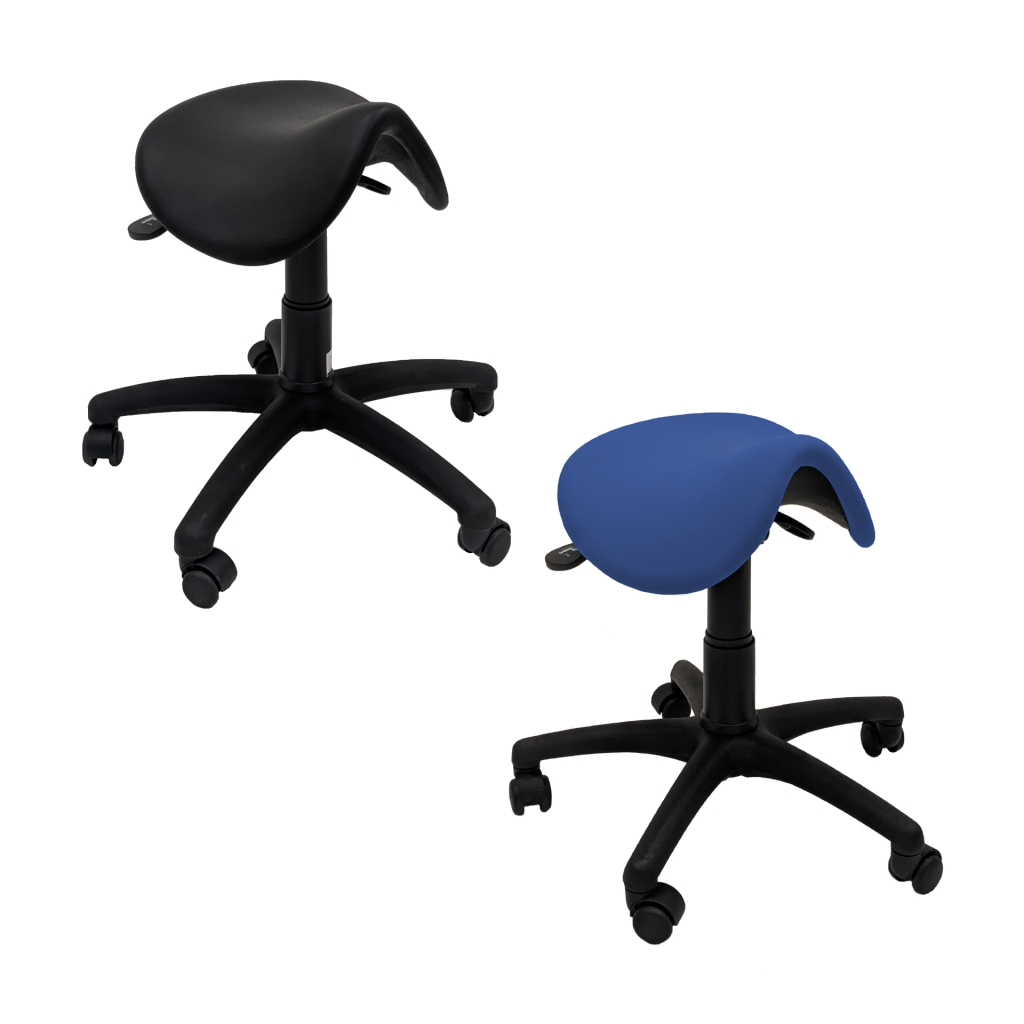 Gas-lift Saddle Stool with Seat Tilt - Sunflower Medical